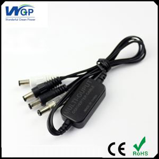 12 to 9 volt cable, 12 to 5 volt cable