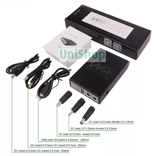 WGP Mini UPS 5V 12V 12 Volt Router UPS Best UPS