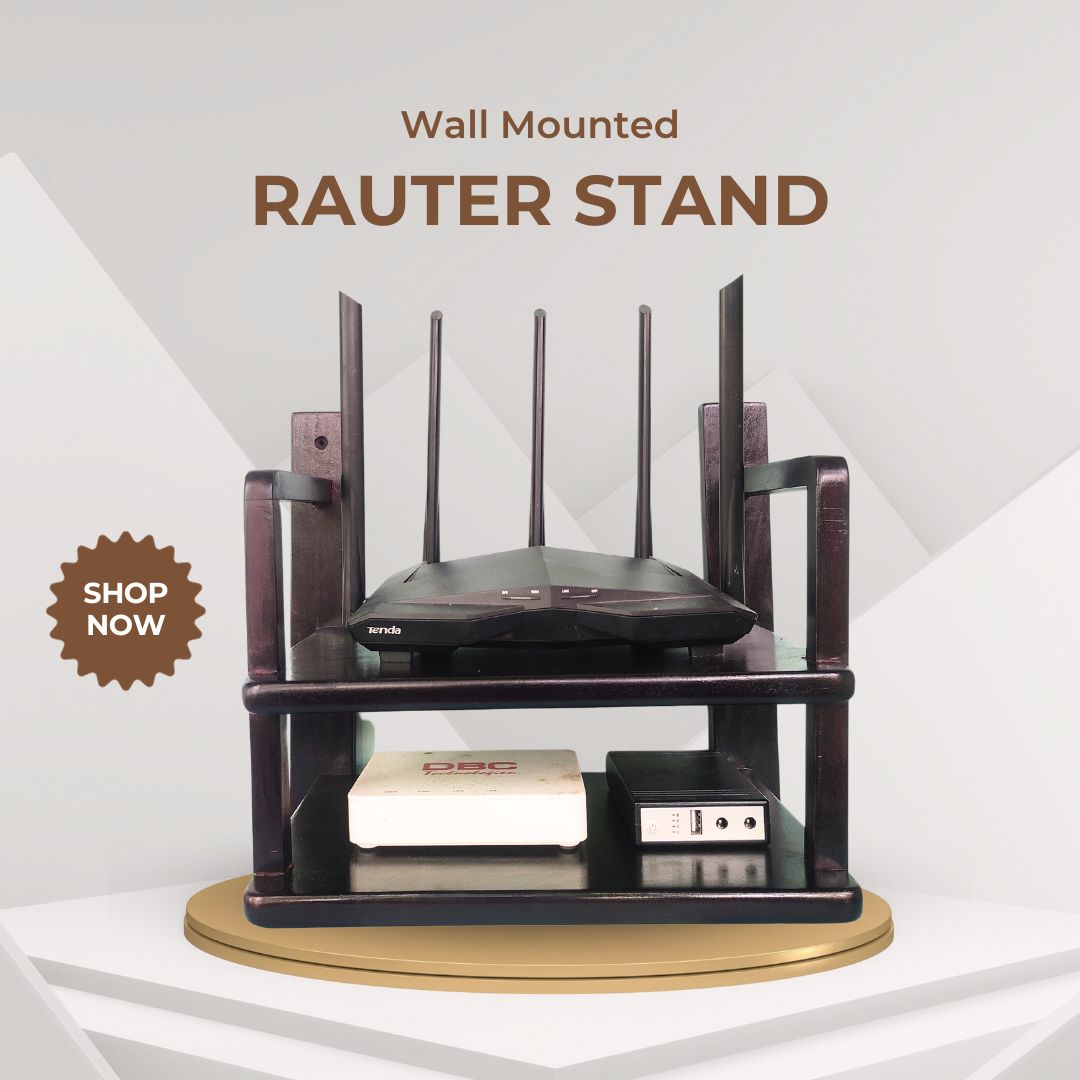 Wall Mounted Rauter, Onu, WGP Mini UPS Stand (2 Layer) - UniShop