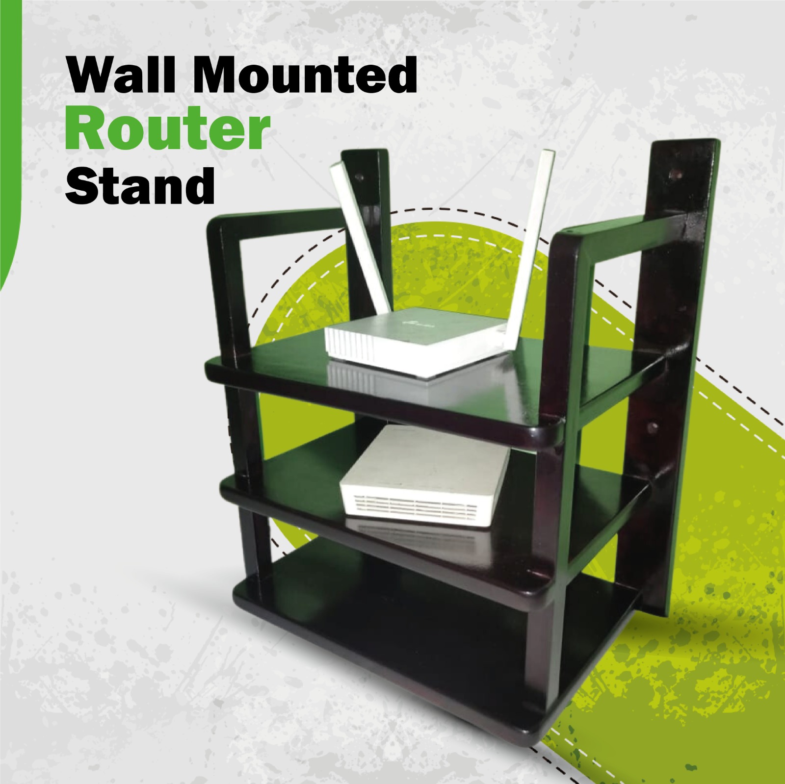 Wall Mounted Rauter, Onu, WGP Mini UPS Stand (3 Layer) - UniShop